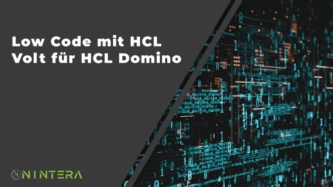 Low Code mit Volt für Domino - nintera.com